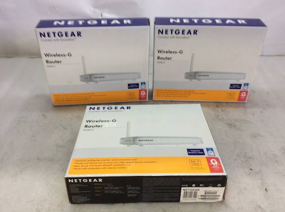 Net gear WGR614 Wireless-G Router New (Lot of 3) Auction (0022-2567068 ...