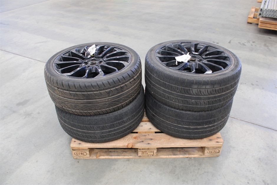 Black Alloy Rims x 4 Auction (0041-9057731) | Grays Australia
