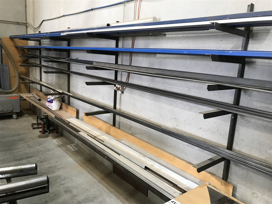 Steel Wall Mount Stock Rack Auction (0076-3033033) | Grays Australia