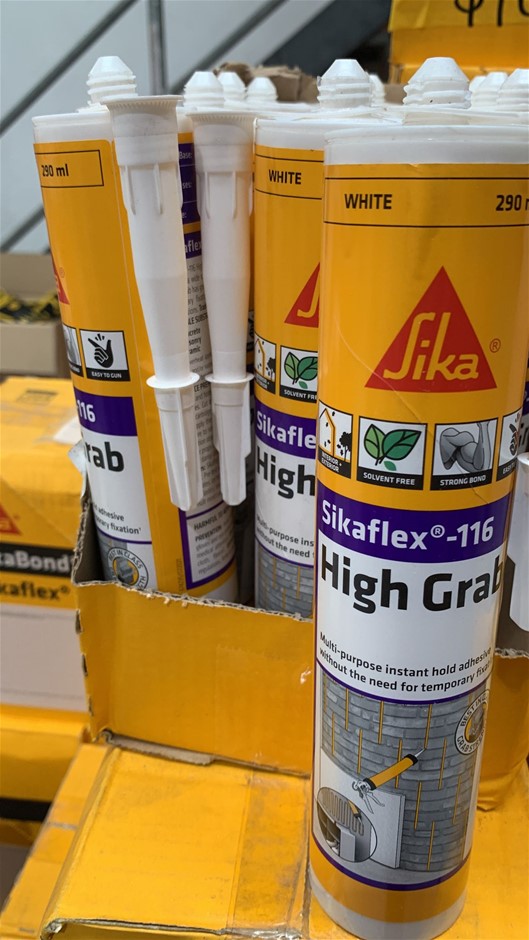 Sika Sikaflex 116 High Grab Adhesive (Box of 12) - Auction (0114 ...