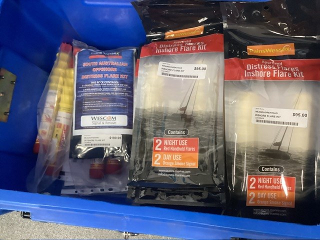 Boat Distress Flare Kits And Storage Box, Qty x 15 Auction (0052 ...