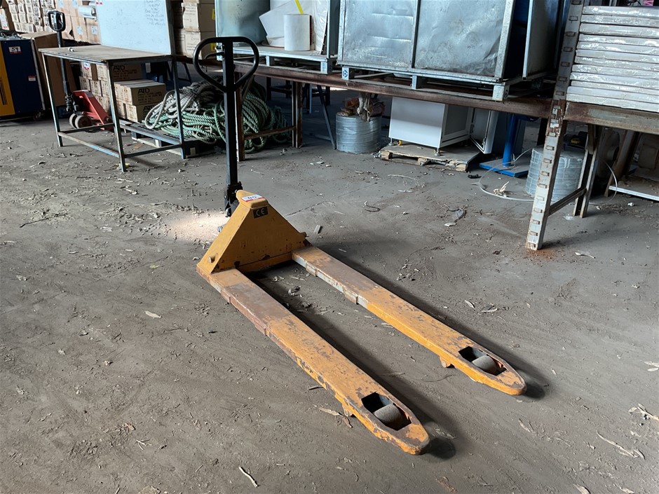 Pallet Jack with extended Tynes Auction (0045-3033104) | Grays Australia