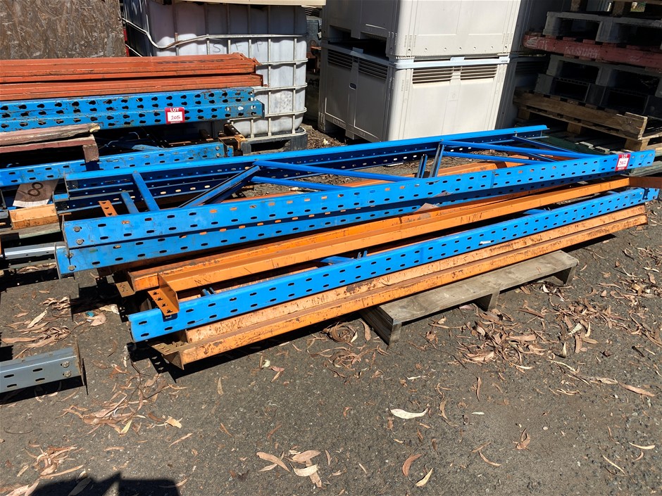 Dexion Pallet Racking Including 3 x Uprights (3m) and 12 x Load Beams ...