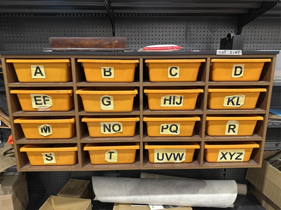 Timber Laminate Pigeon File Auction (0147-5059426) | Grays Australia