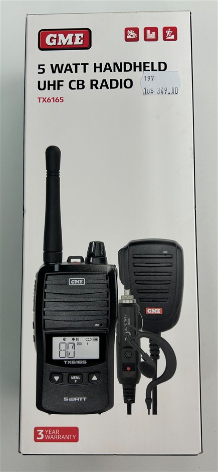 GME 5 Watt Handheld UHF CB Radio Auction (0093-2567720) | Grays Australia