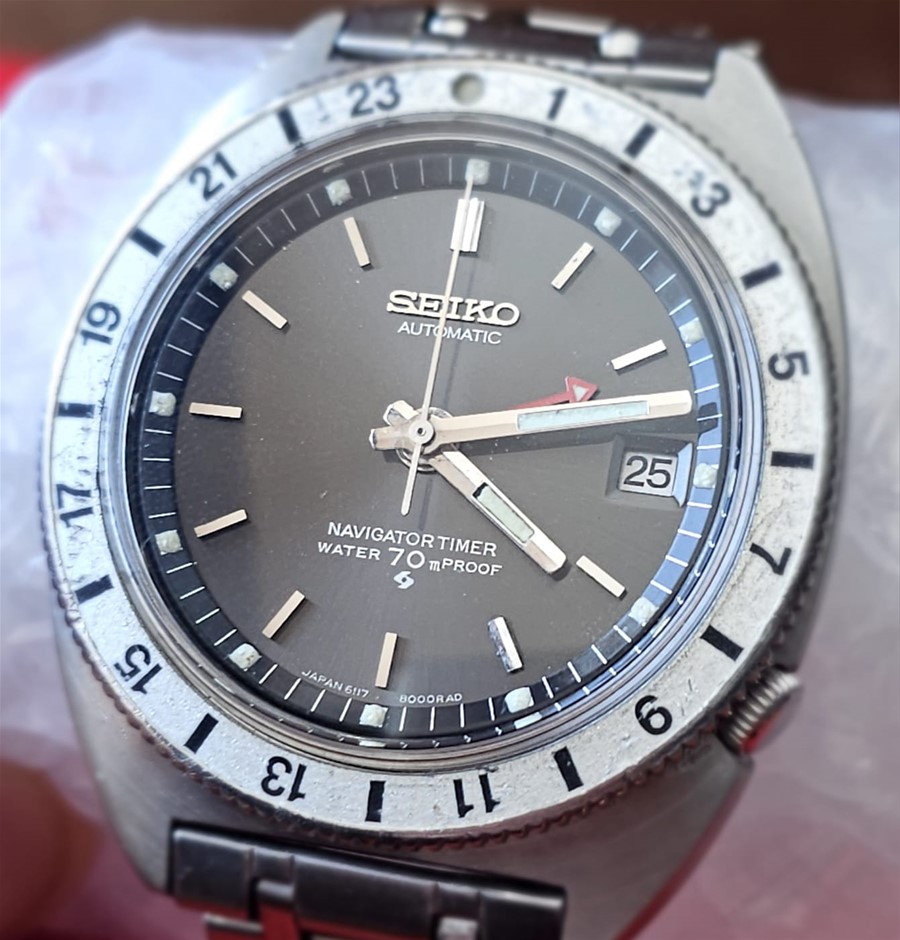 SEIKO NAVIGATOR GMT 6117-8000 Auction (0083-2567723) | Grays Australia