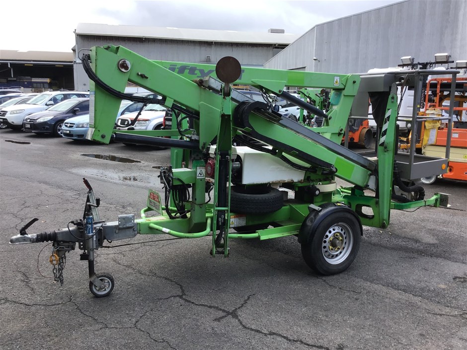2015 NIFTY MOBILE HYDRAULIC PLATFORM 12M Boom Lift Auction (0024 ...