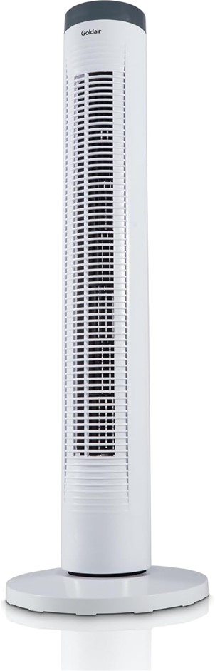 GOLDAIR Select Tower Fan, 81cm. NB: Has been used. Auction (0017 ...