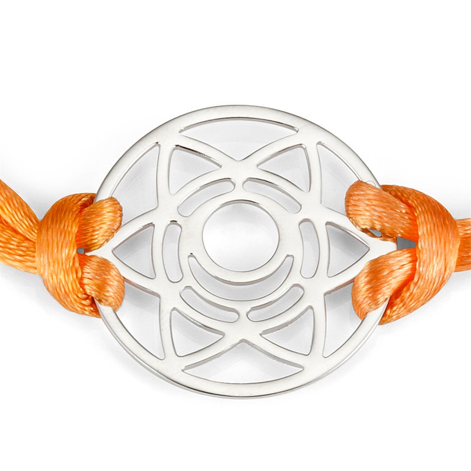 Solid 925 Sterling Silver Chakra Bracelet - Sacral Chakra Auction (0125 ...