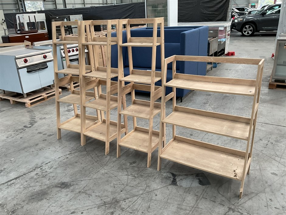 4 x Assorted Light Weight Shelf Units Auction (0030-3034146) | Grays ...