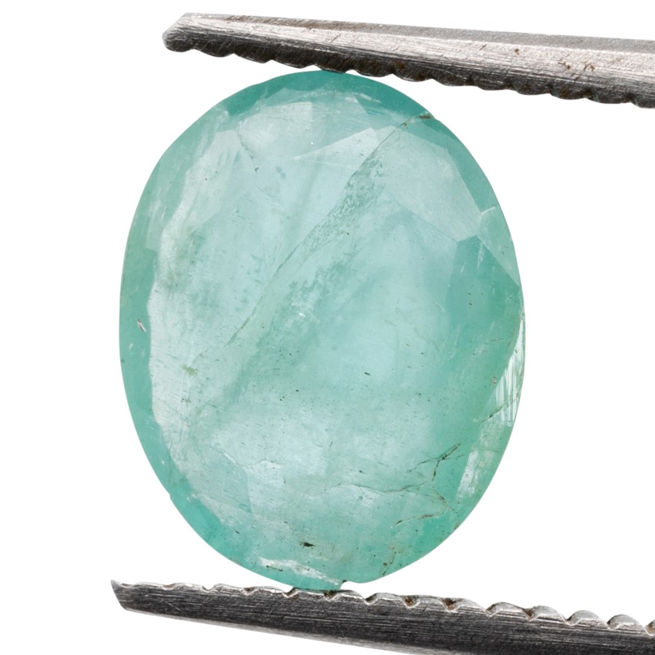0.92ct Radiant Natural Emerald - Oval Cut Auction (0002-2567908) | Grays Australia