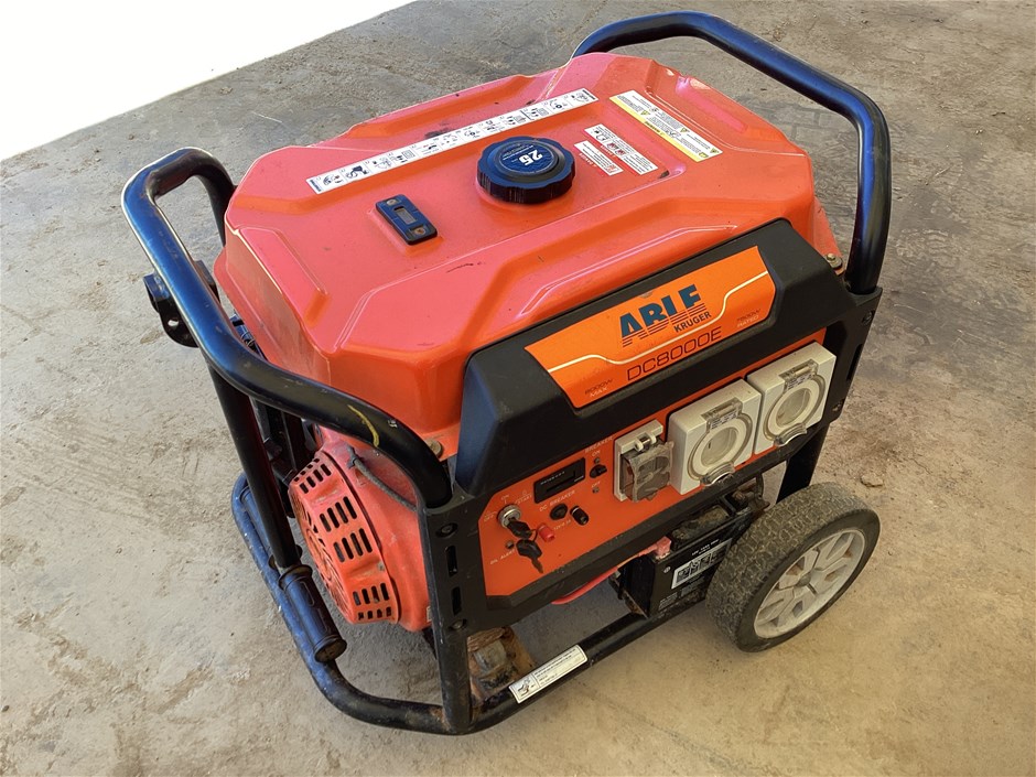 Able Kruger DC8000E Generator Auction (0002-7060975) | Grays Australia
