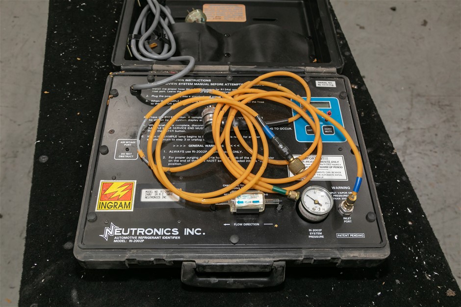 Neutronics RI-2002P Automotive Refrigerant Identifer Auction (0027 ...