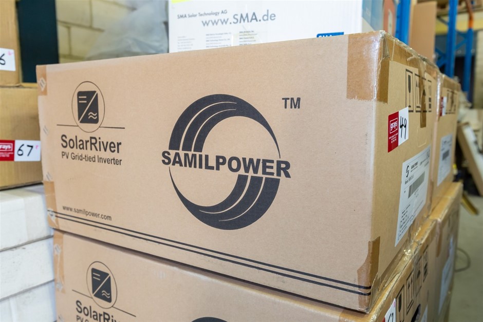 Samilpower SR2K2TLA1 PV Grid-Tied Solar Panels Inverter Auction (0049 ...