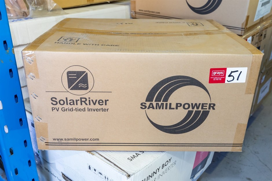 Samilpower SR1K5TLA1 PV Grid-Tied Solar Panels Inverter Auction (0051-5059829) | Grays Australia