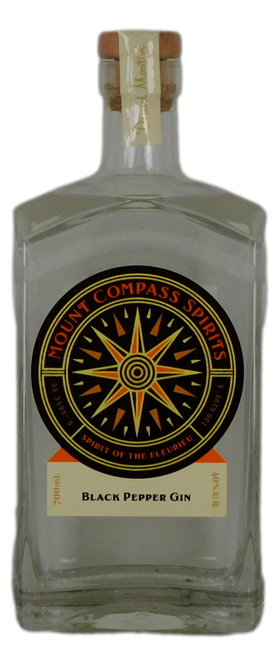 Mount Compass Spirits Black Pepper Gin (1x 700mL) Auction (0041 ...