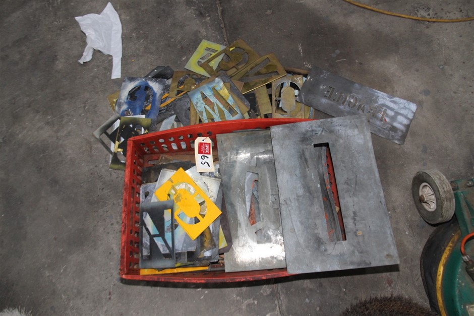 Sheet Metal Stencils Auction (0065-5059845) | Grays Australia