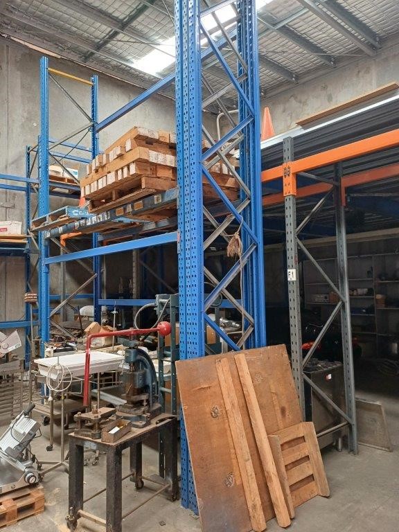 Pallet Racking, “I” Beams ,Top Hat, Yellow Tongue Auction (1000-5059901 ...