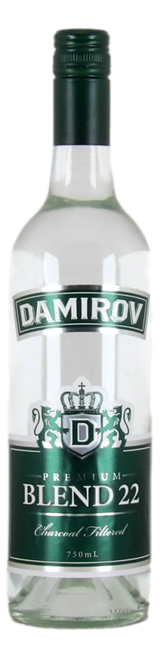 Damirov Charcoal Filtered Premium Blend 22 Vodka (6x 750mL) AUS Auction ...