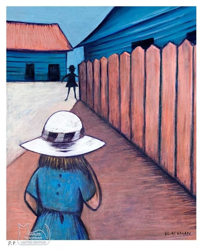 CHARLES BLACKMAN "Schoolgirls In Laneway" Printers Proof Print Auction (0021-2568609) | Grays ...