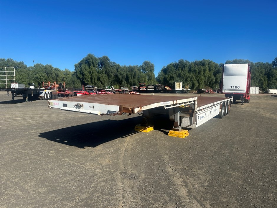 2007 Vawdrey VB Triaxle Flat Top Trailer (WOVR REPAIRABLE) Auction ...