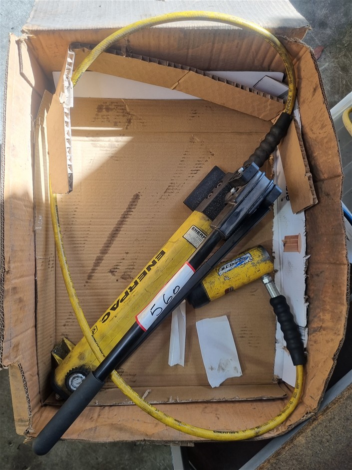 Enerpac Manual Hydraulic Power Pack Auction (0560-8020399) | Grays ...