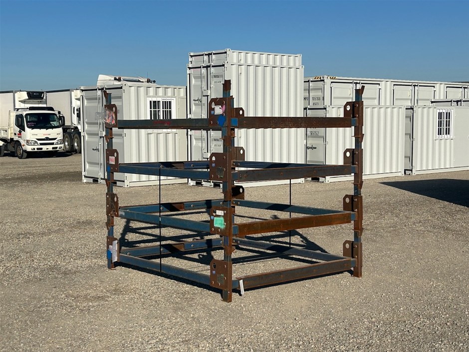 Steel Fabricated Stackable Stillages (Qty x 4) Auction (0042-3033704 ...