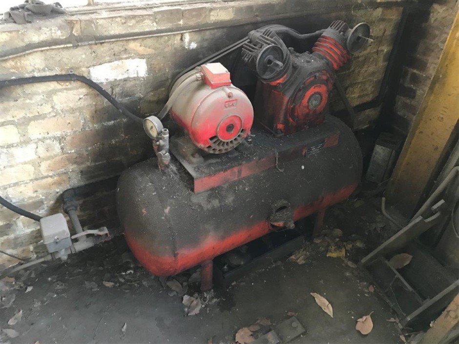 Electric 2 Cylinder Air Compressor Auction (0011-3033854) | Grays Australia