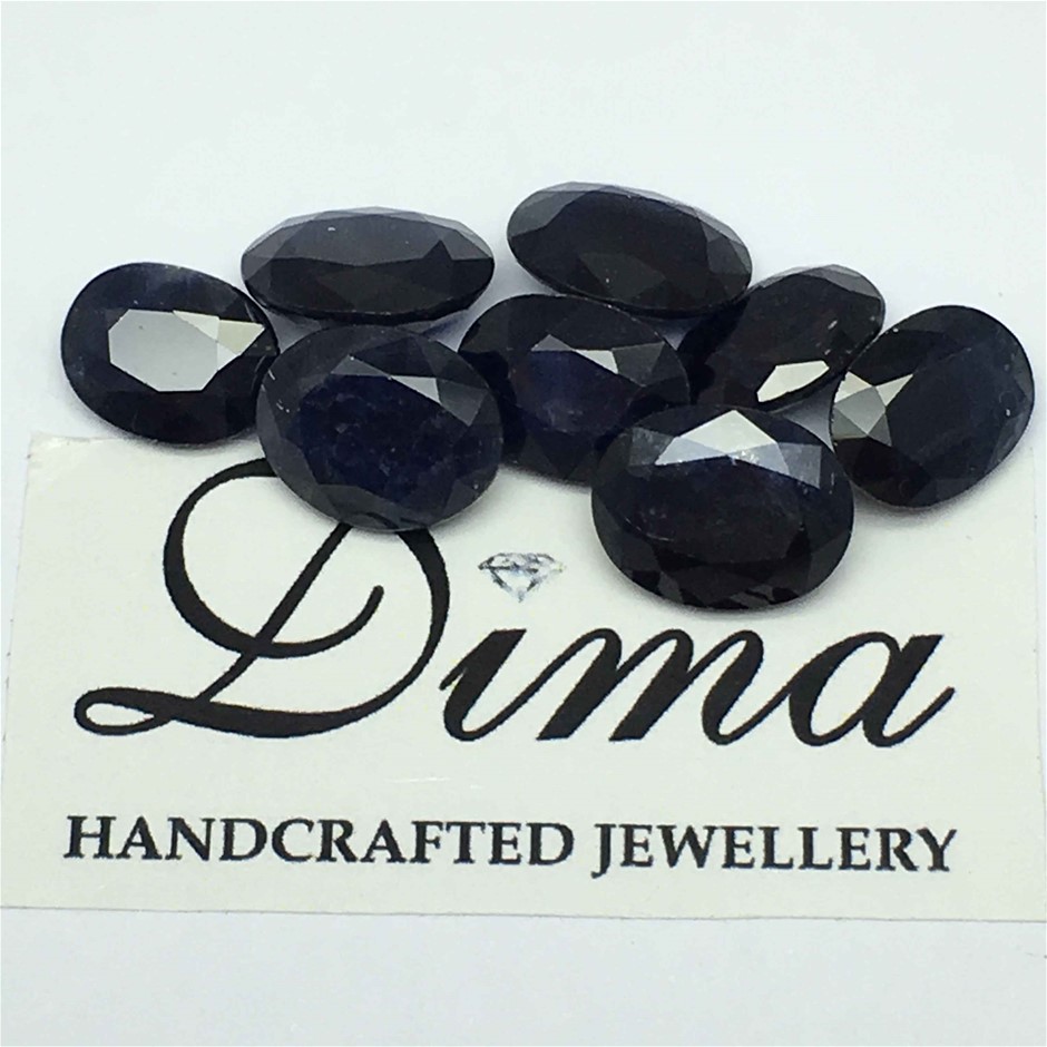 17.92ct Eight Stones Oval Blue Sapphire Auction (0002-2570164) | Grays Australia