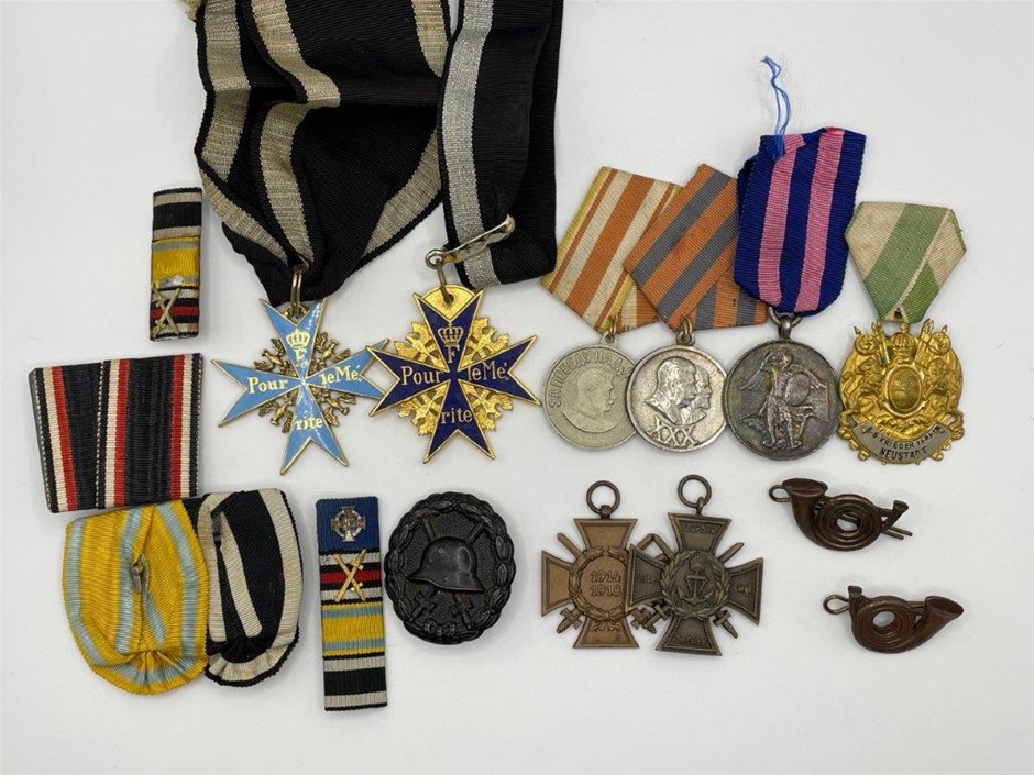 Approx.15 x Assorted German Military medals/memorabilia including ...