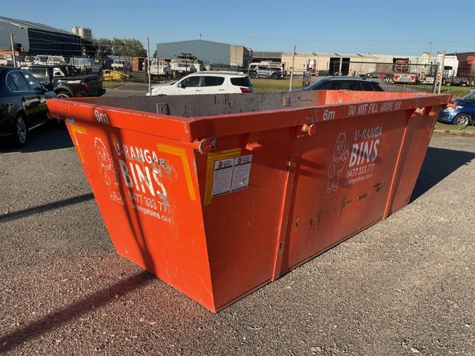 Toro 6 Cubic Meter Steel Skip Bin Auction (0035-3033768) | Grays Australia