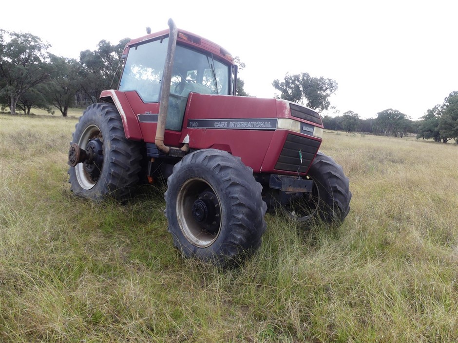 Circa 1990 Case International 7140 Magnum Tractor (Row Crop) Auction ...