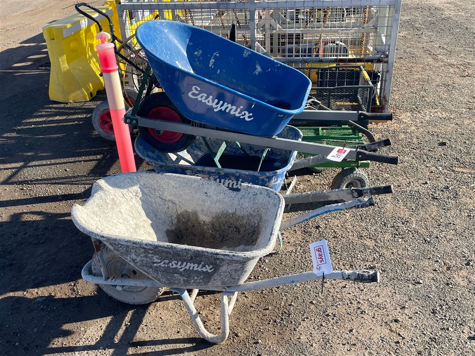 EASYMIX Wheel Barrows Auction (0183-5060037) | Grays Australia