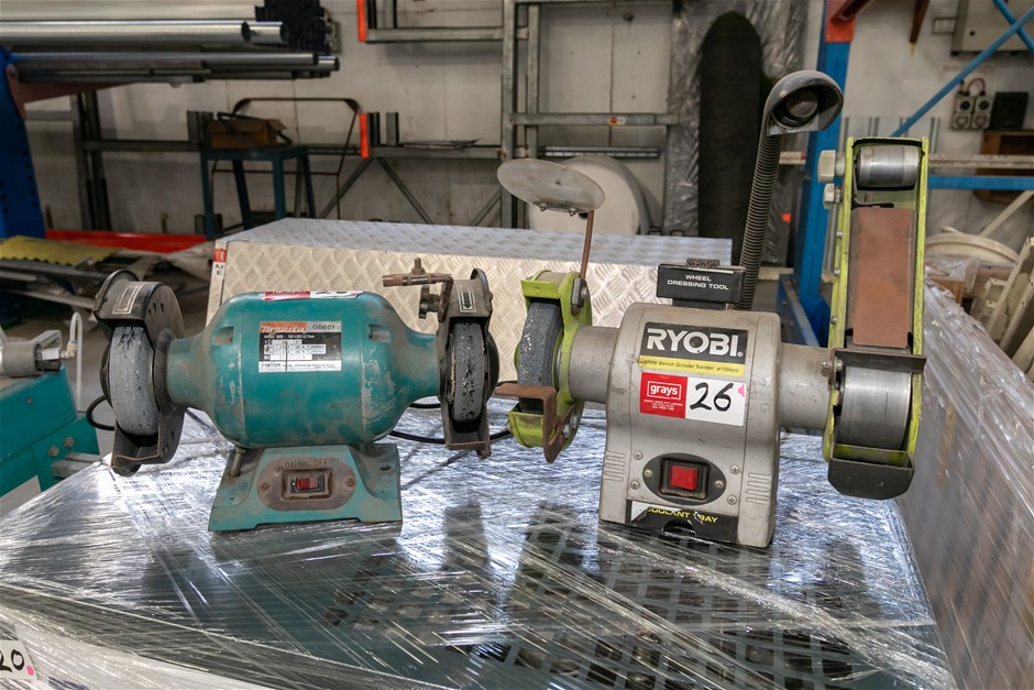 6" Double End Bench Grinders Auction (0026-5060067) | Grays Australia