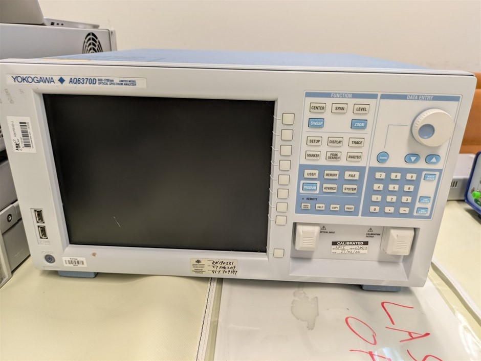 Yokogawa AQ 6370D - Optical Spectrum Analyzer Auction (0013-5060172 ...