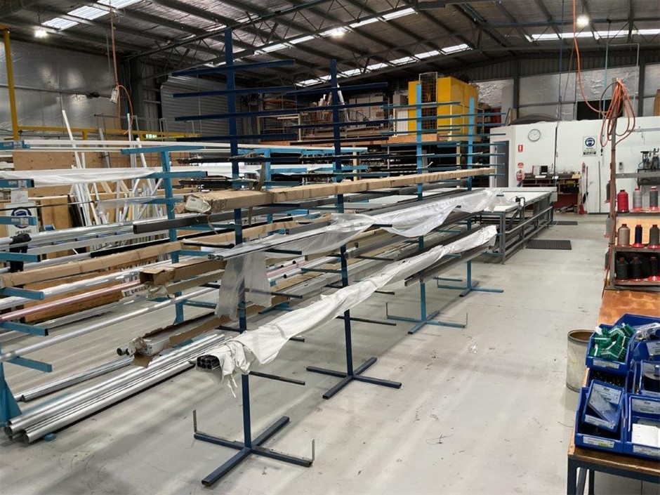 Steel Fabricated Double Sided Stock Rack Auction (0016-3033961) | Grays ...