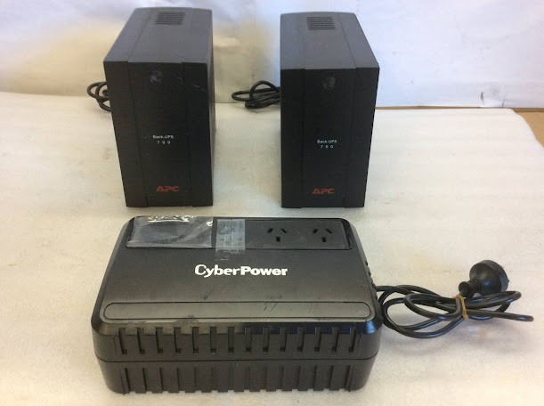 APC Back-UPS 700&CyberPower BU650E UPS (Lot of 3) Auction (0008-2569748 ...