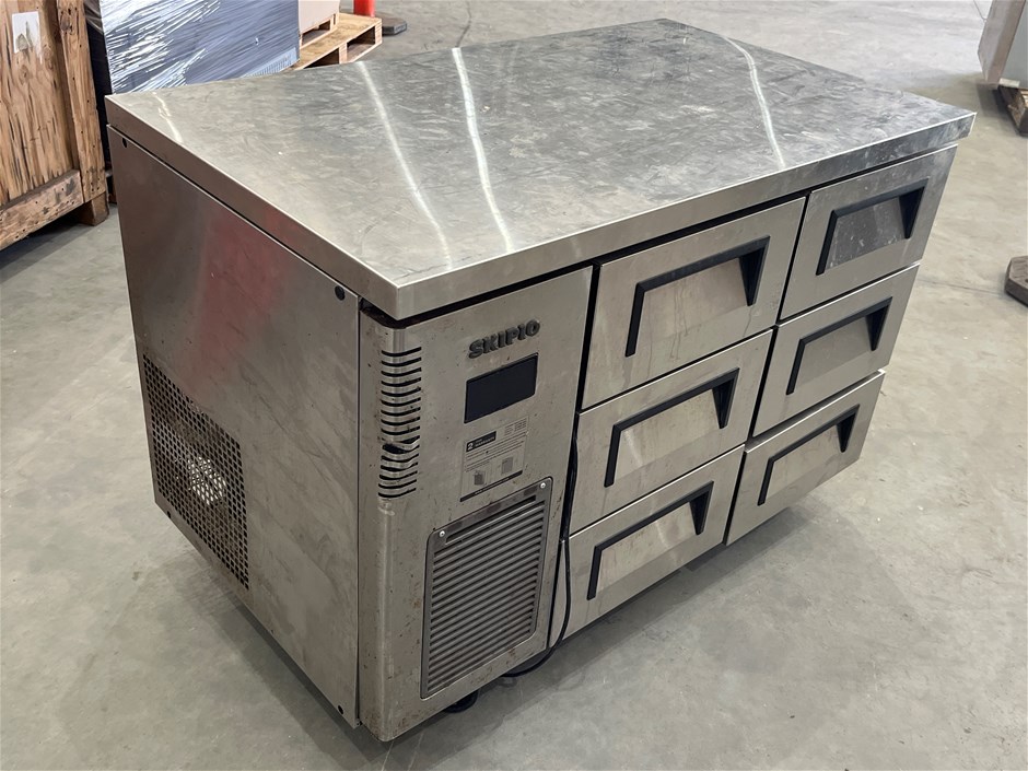 Skipio Underbench 6 Drawers Fridge Auction (0014-5060290) | Grays Australia