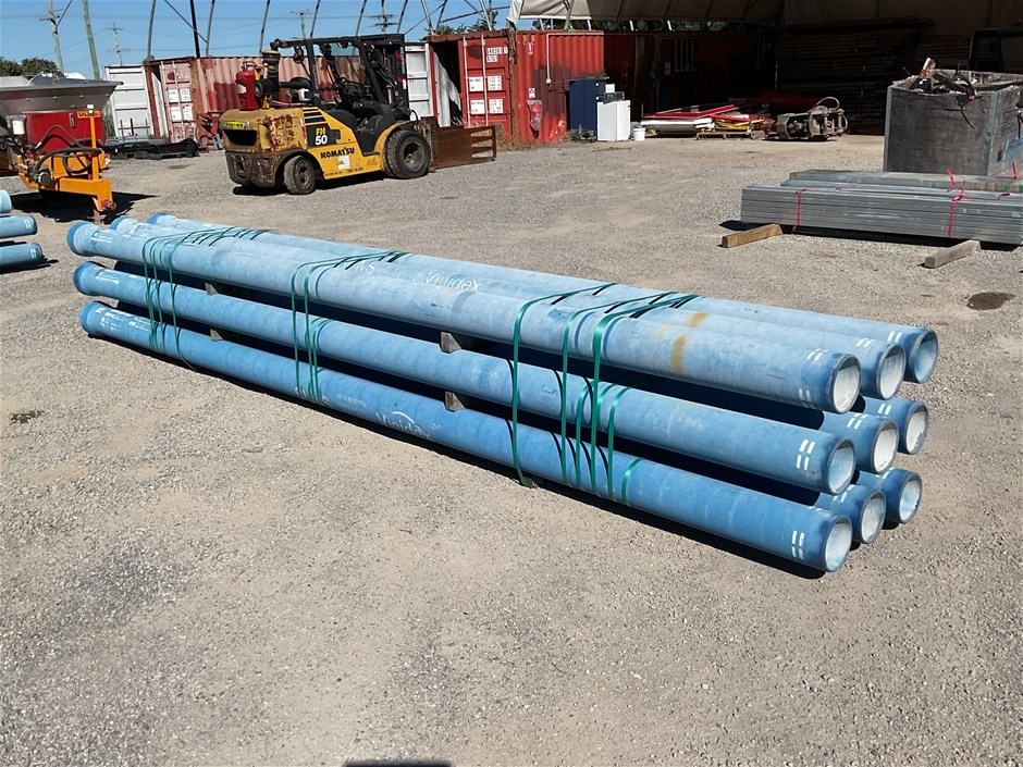 Vinidex ZAP DICL Water Pipes x 9 Auction (0812-7057851) | Grays Australia