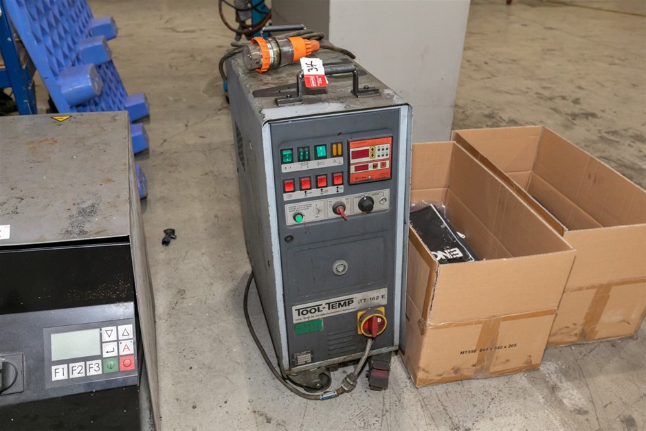 TOOL-TEMP TT-162E Mobile Hot Water Injection Mould Heater Unit Auction ...