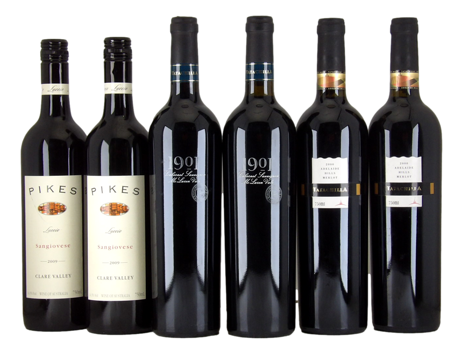 Mixed Reds Pack (6x 750mL) Auction (0024-10736442) | Grays Australia
