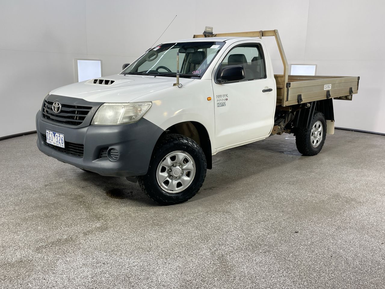 2012 Toyota Hilux Workmate (4x4) KUN26R Turbo Diesel Manual Cab Chassis ...