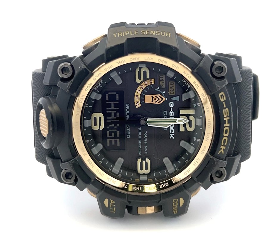 CASIO G-Shock Mudmaster Watch, reference GWG-1000GB, digital dial with ...