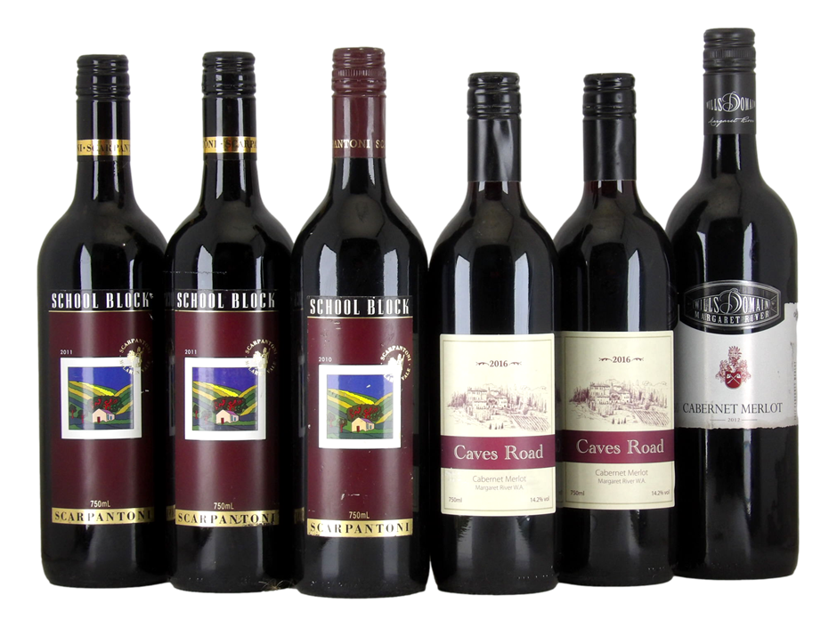 Mixed Red Wine Pack (6x 750mL), Multi-Region Auction (0027-10736427 ...