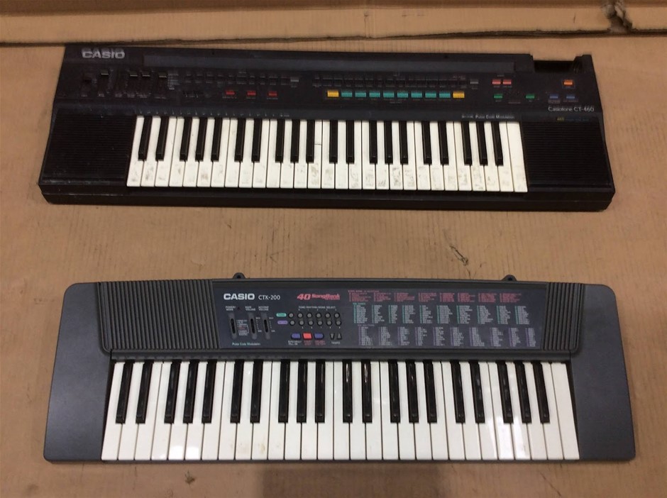 Casio CTK-200/Casiotone CT-460 Electronic Keyboard Auction (0040 ...