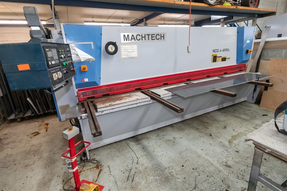 MACHTECH LGS-6X4050 Hydraulic Shear Auction (0012-5059968) | Grays ...