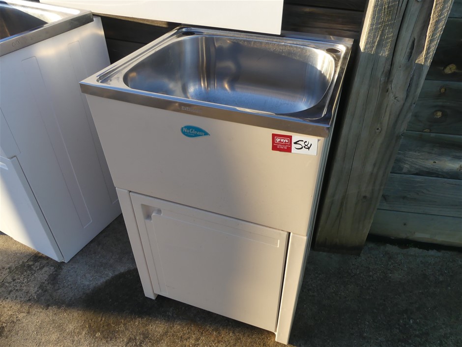 NuGleam Laundry Tub Cabinet (Unused) Auction (0581-5060355) | Grays ...