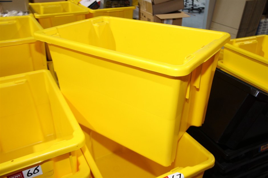Yellow Poly Tubs Auction (0067-5060293) | Grays Australia