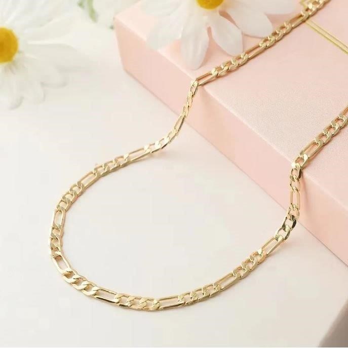 18k Yellow Gold Filled Chain-5mm-65cm(750/Italy stamped) Auction (0001 ...