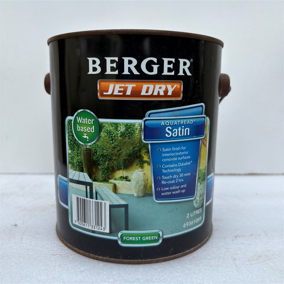 Berger Jet Dry Paint 2L Auction (0021-2570891) | Grays Australia